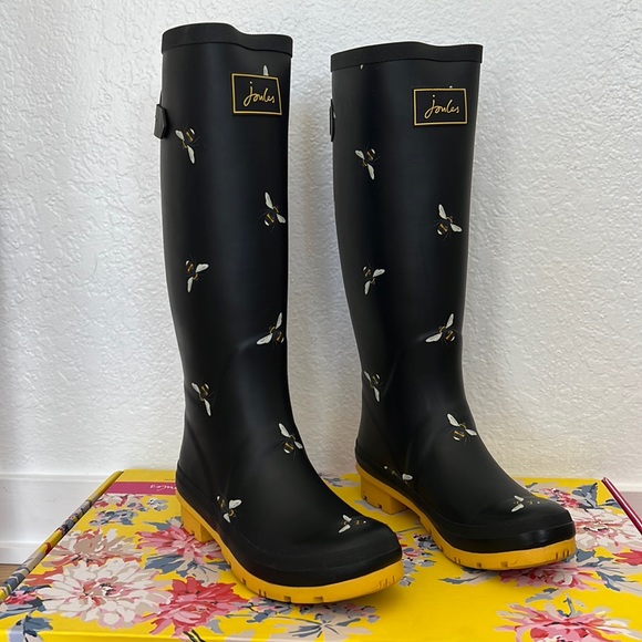 Joules | Shoes | Joules Wellington Bee Boots Rain | Poshmark